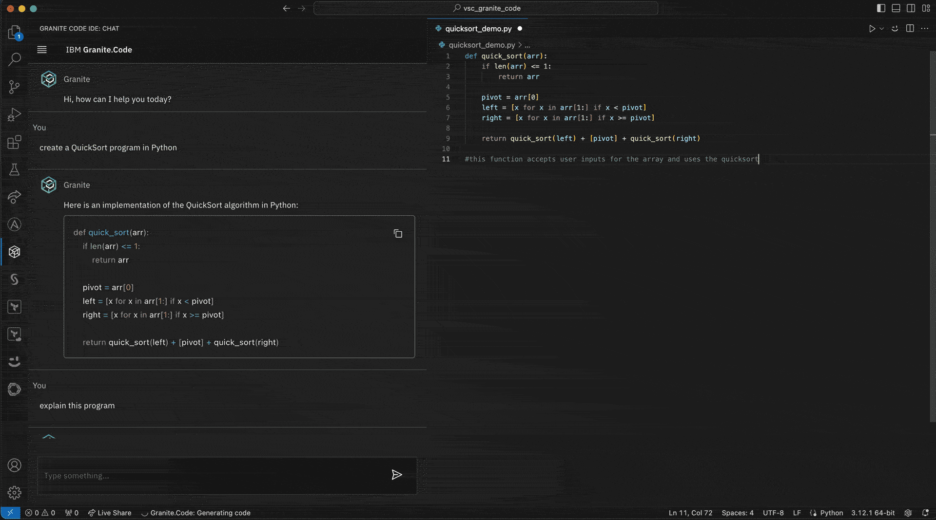 Introducing IBM Granite.Code - Unlocking the Power of the Granite large language model - IBM ...